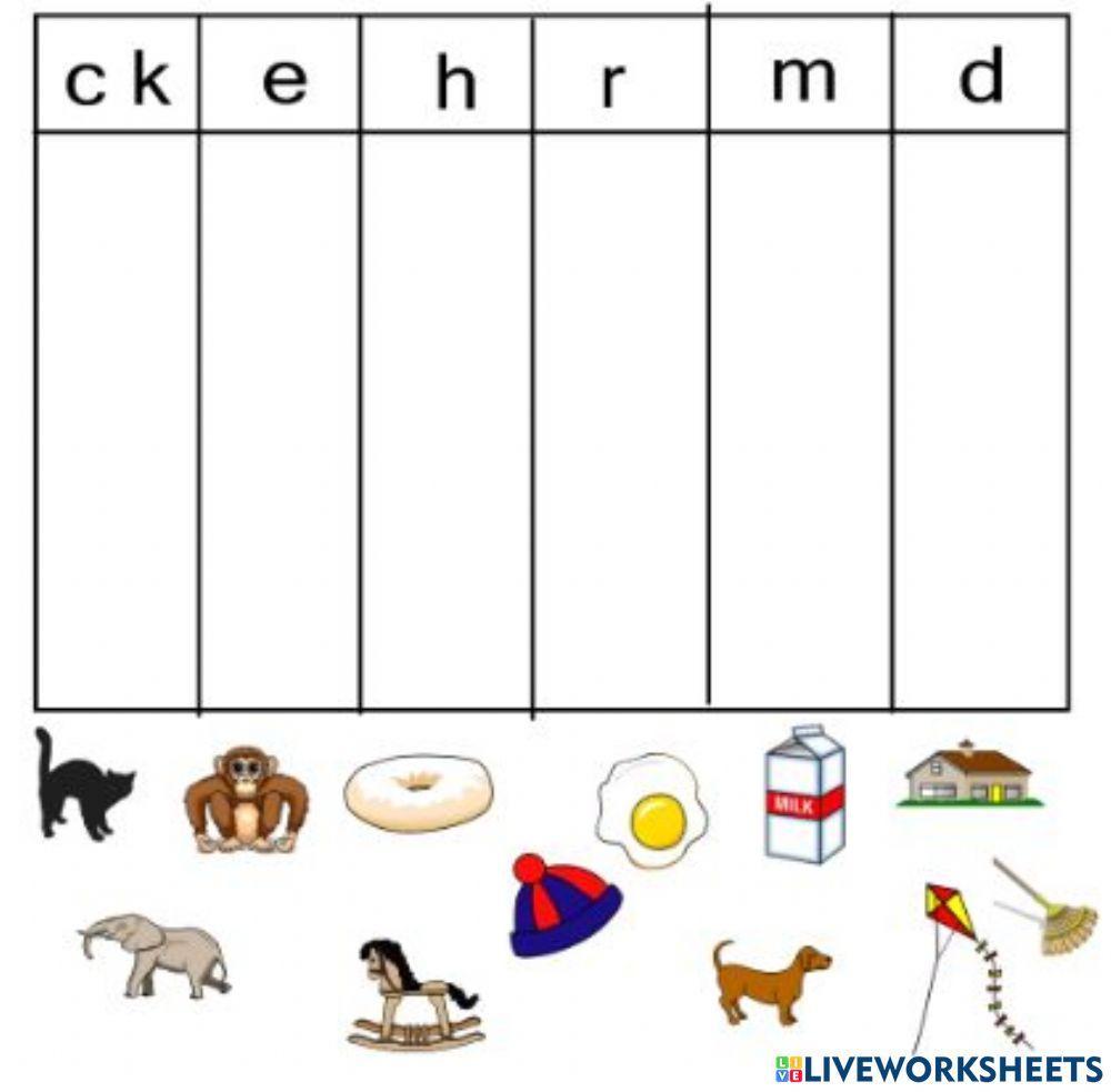 Phonics Group 2 | Free Interactive Worksheets | 1390673