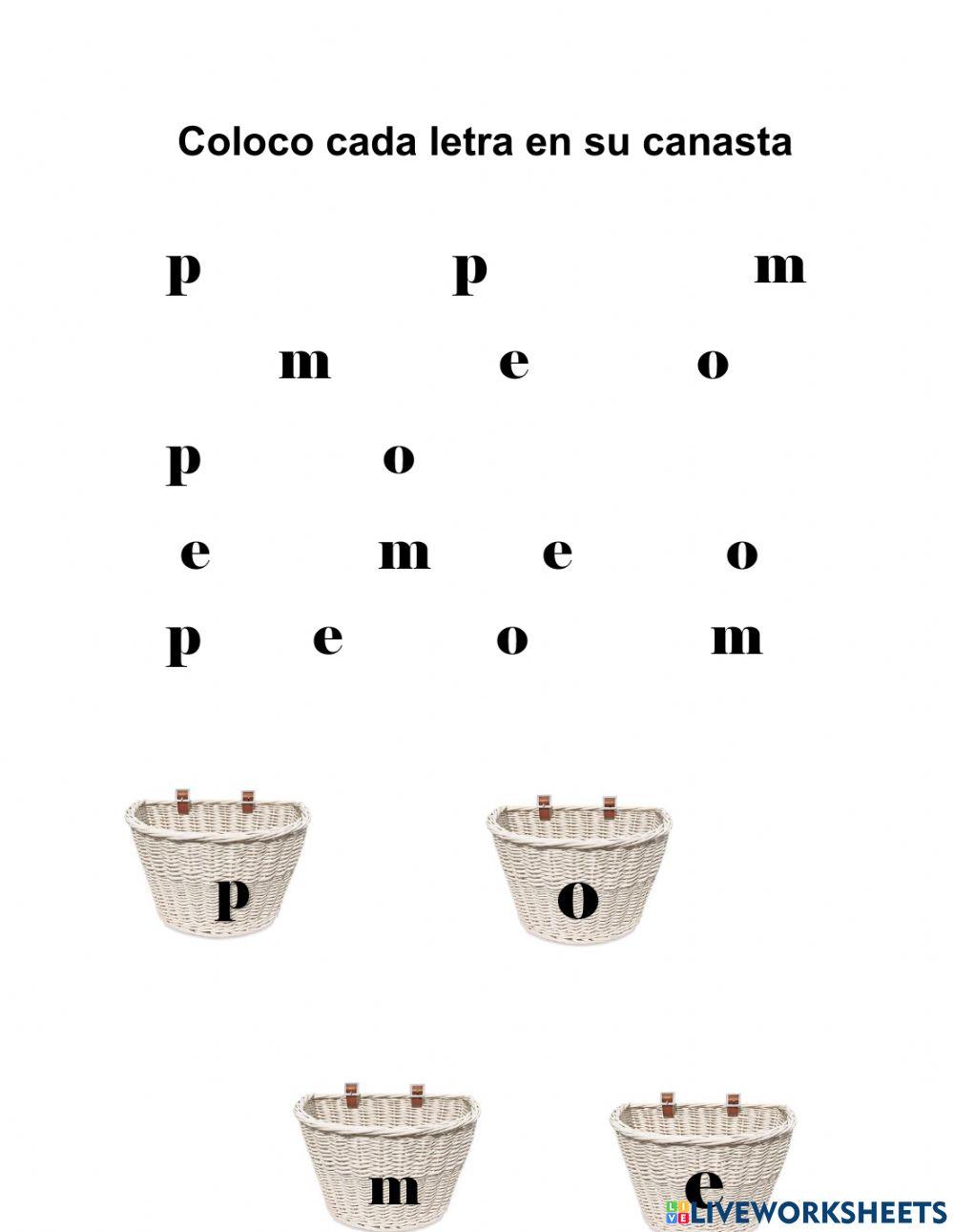 Discriminacion visual online pdf worksheet | Live Worksheets