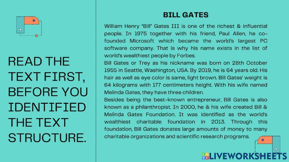 NEW WORKSHEET (DESCRIPTIVE TEXT) online exercise for | Live Worksheets