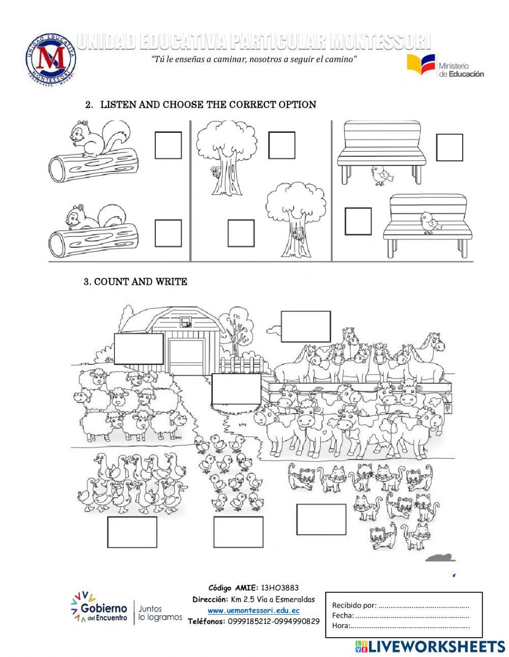 Initial - worksheet | Live Worksheets