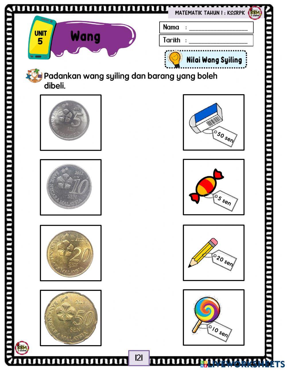 Wang online exercise for 7 | Live Worksheets