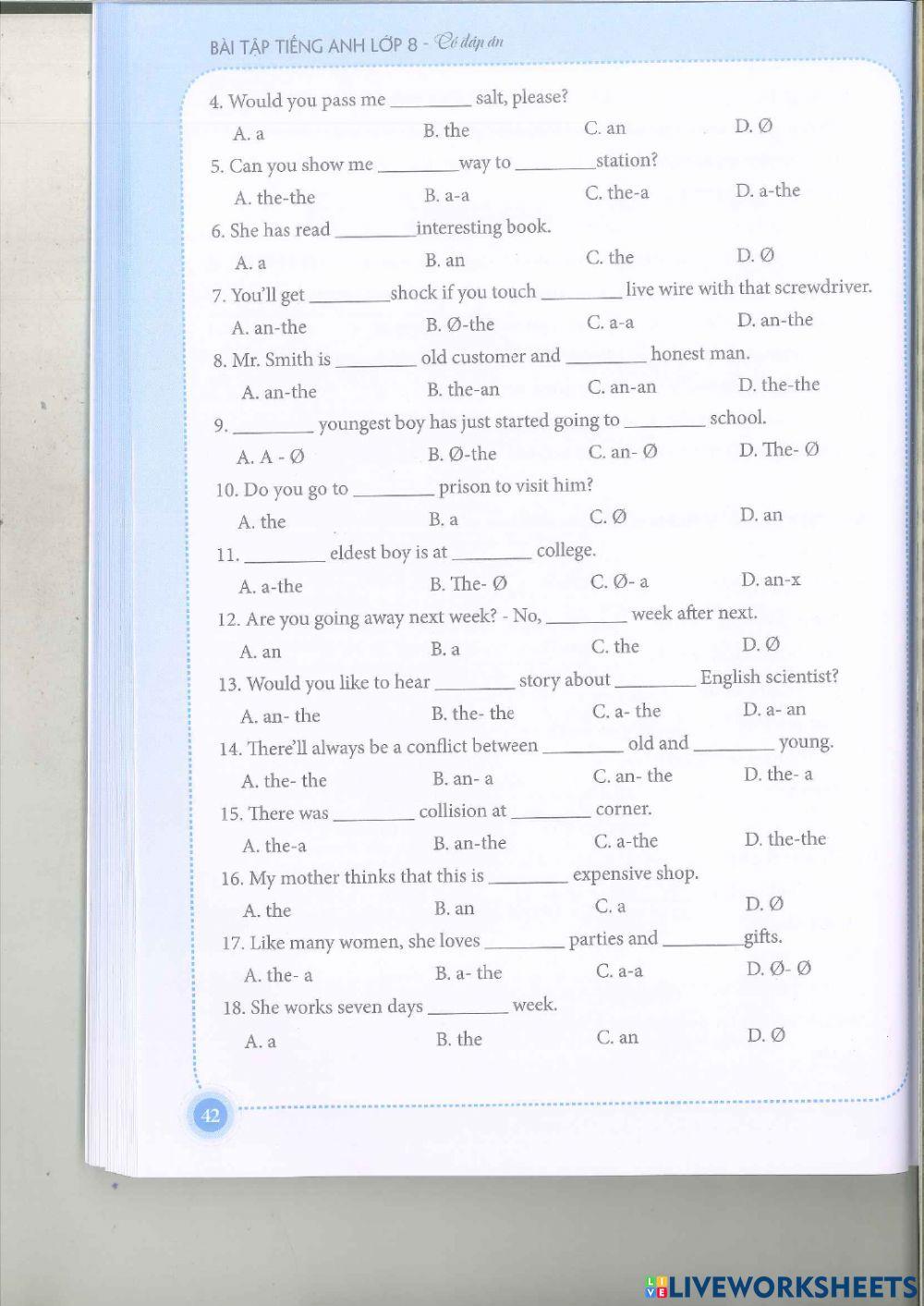Unit 3 - G8 worksheet | Live Worksheets