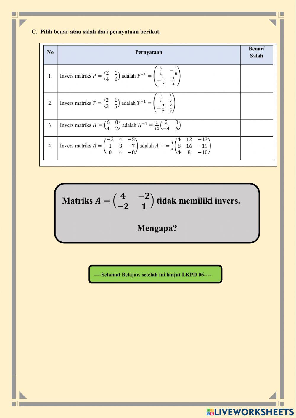 1394346 | LKPD 05 : Matriks | widiastuti_1978