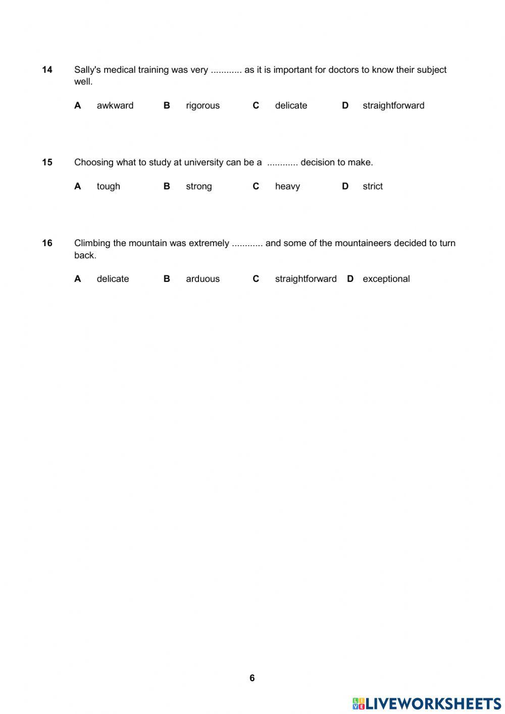 UK - EMPOWER TEST B2. UNIT 4. 3915092 | Daniel Salas