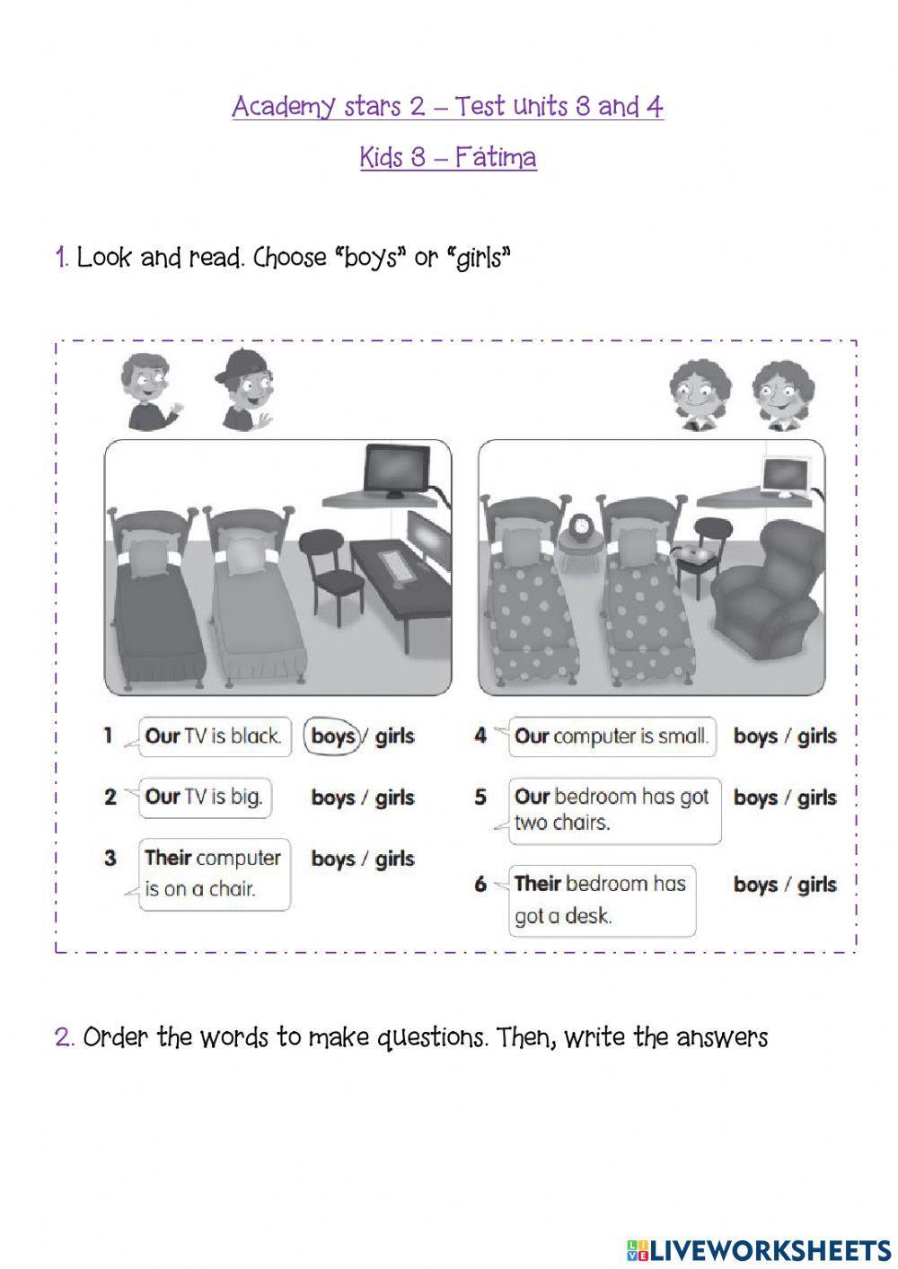 1394945 | Academy stars 2 – Test units 1 and 2 | María