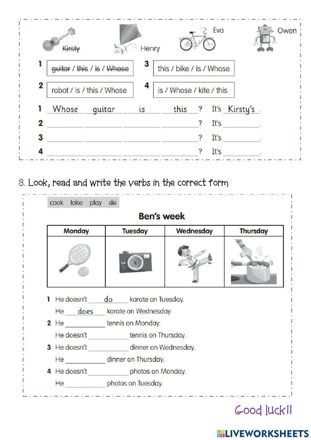 1394945 | Academy stars 2 – Test units 1 and 2 | María