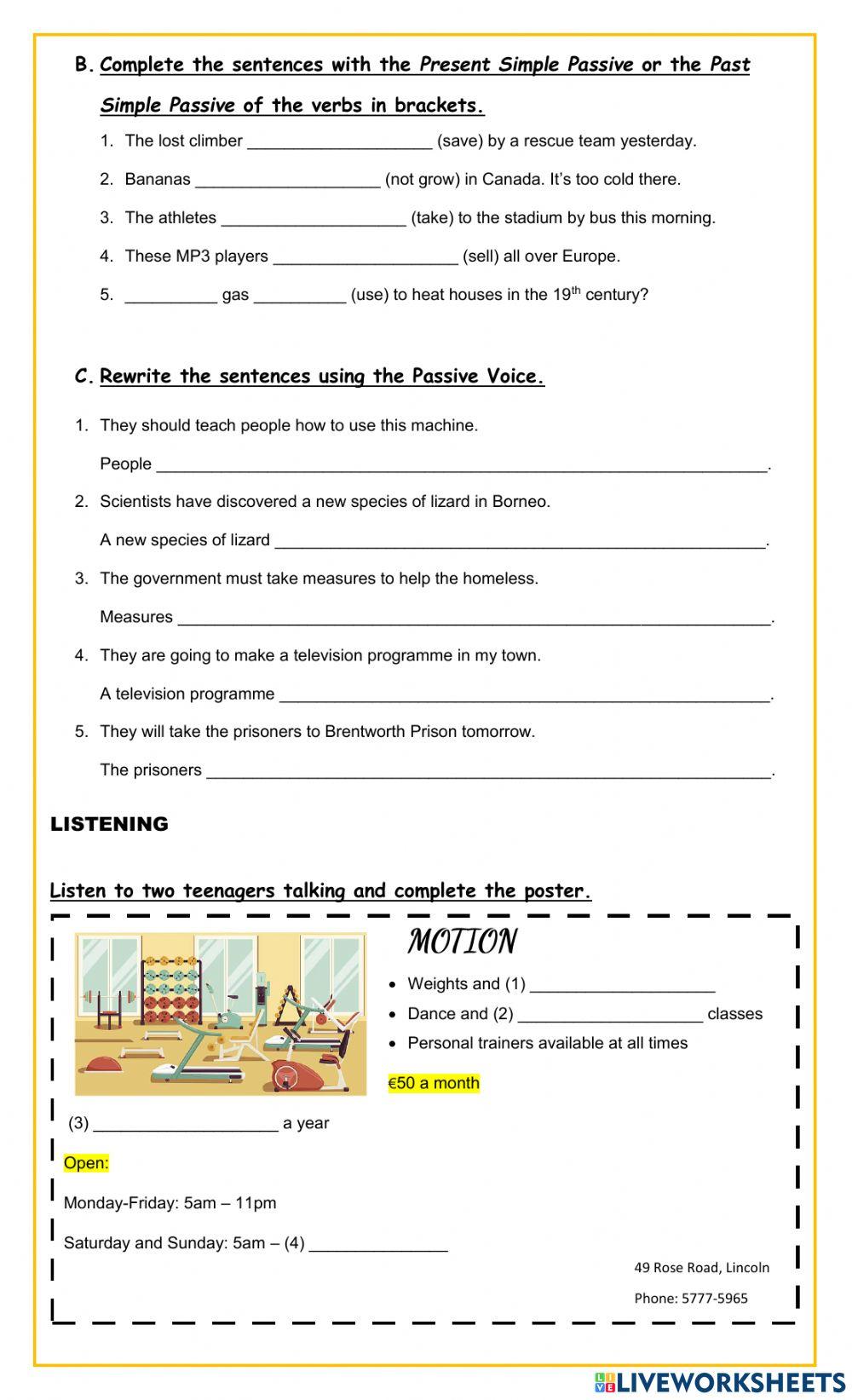 FB3 - Test Module 5 worksheet | Live Worksheets