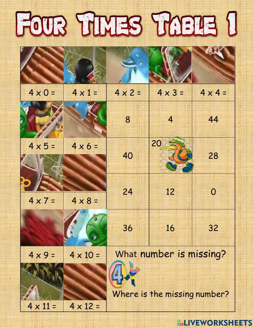 1397506 | Four Times Table 1 | michaelkiori1267