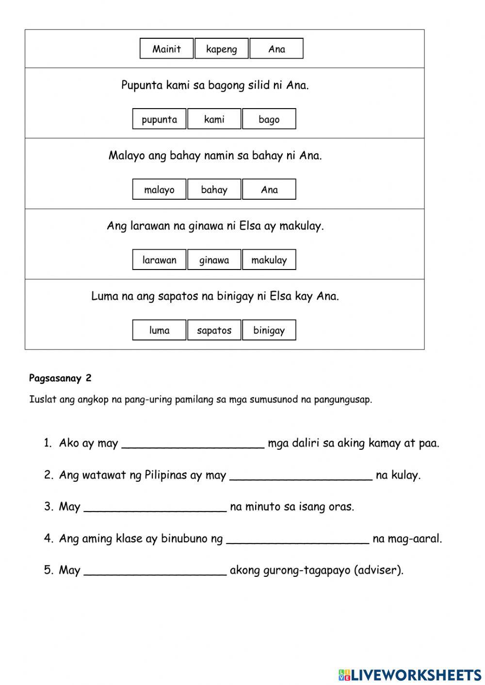 3923253 | Week 5 Pang-uri | Hannamie Luching