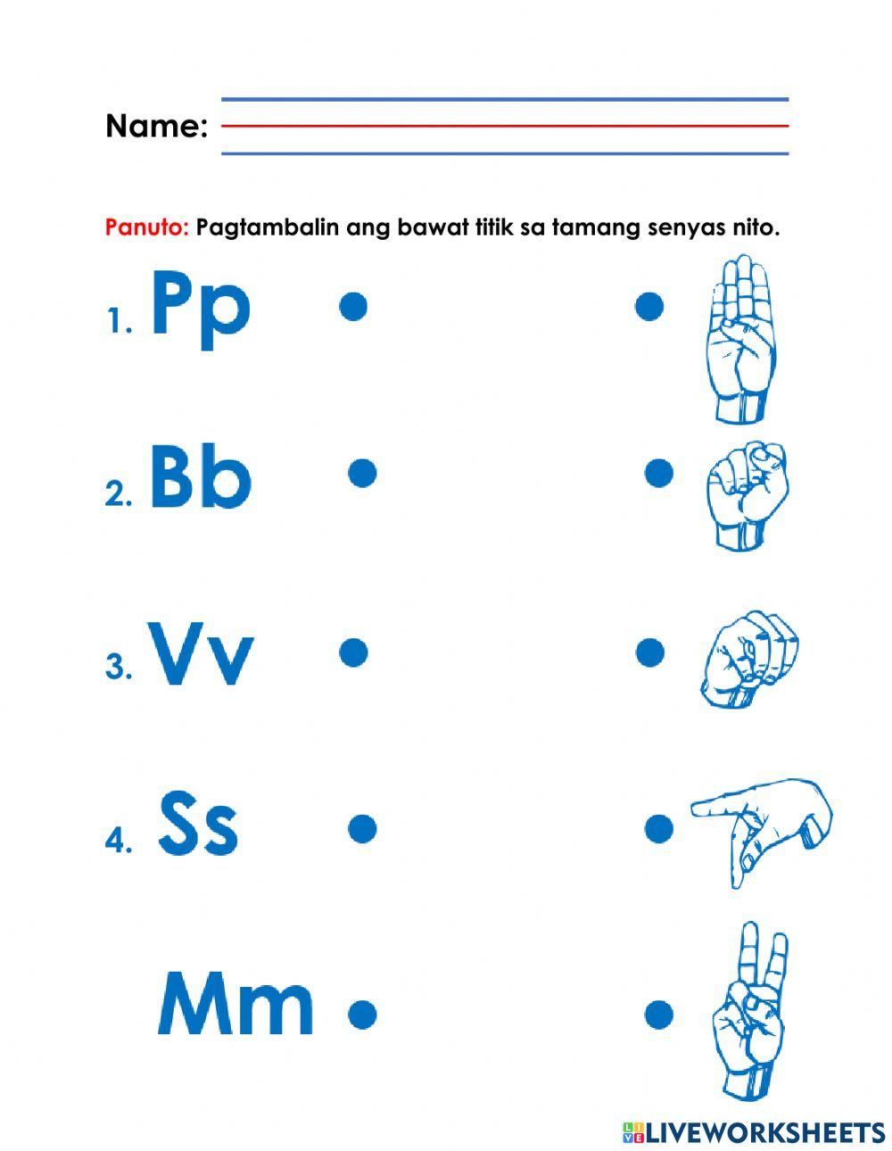 Pagbasa sw 1 worksheet | Live Worksheets
