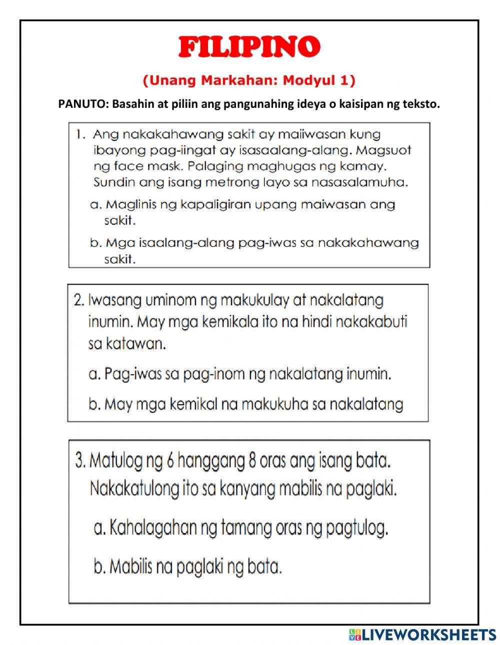 Bumuo Ng Mga Tanong Batay Sa Napakinggan Mong Teksto - vrogue.co