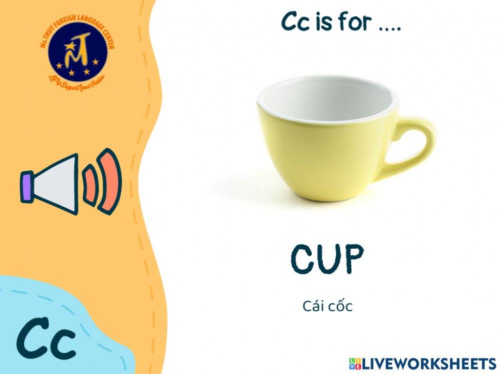 1400677 | Letter Cc | ThanhHoa026 | LiveWorksheets