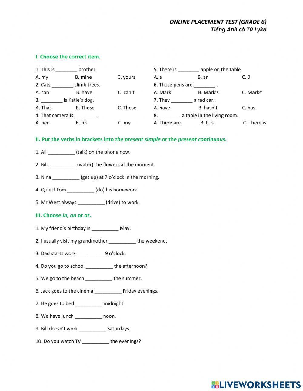 Free Esl Assessment Test Printable - Free Printable Free Esl Assessment Test Printable - Free Printable