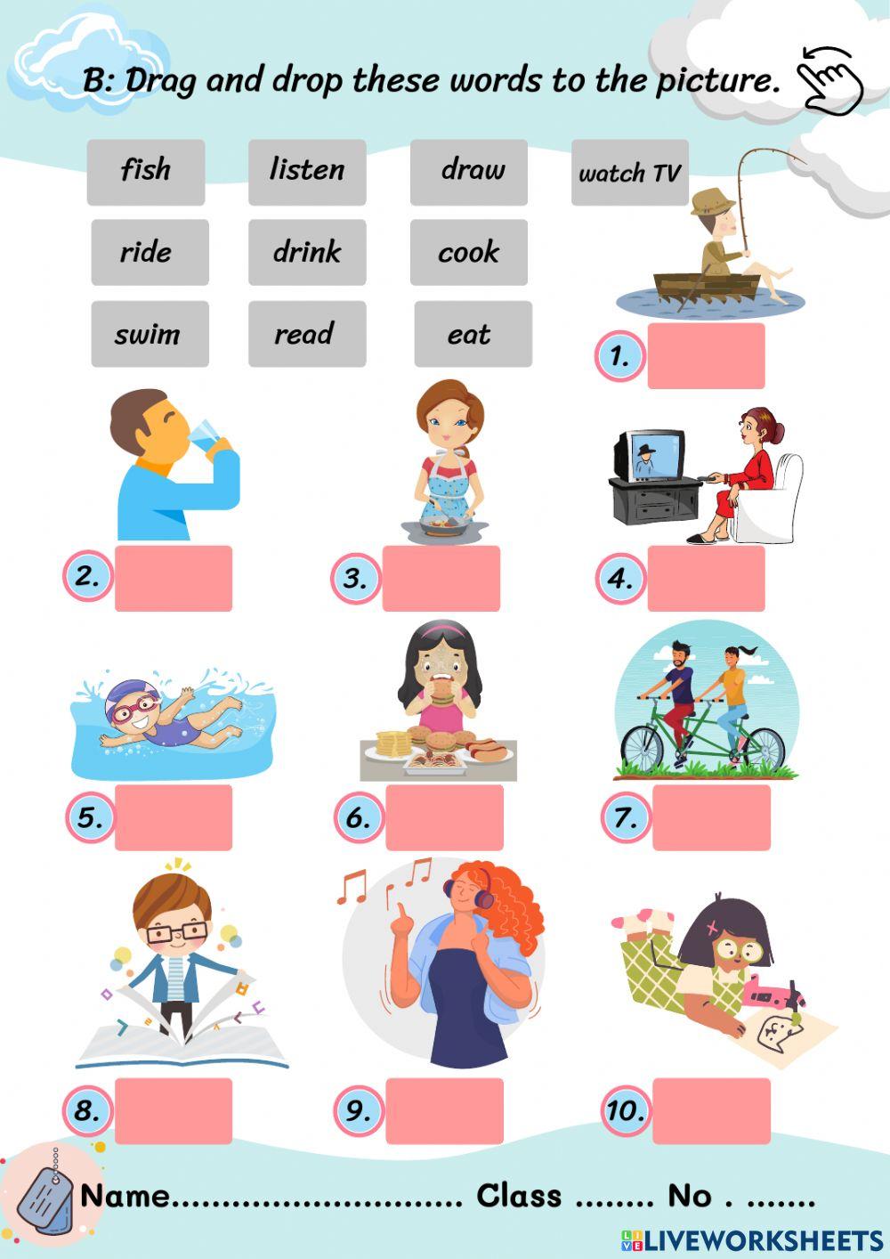 What's the weather like? online worksheet for 4 | Live Worksheets