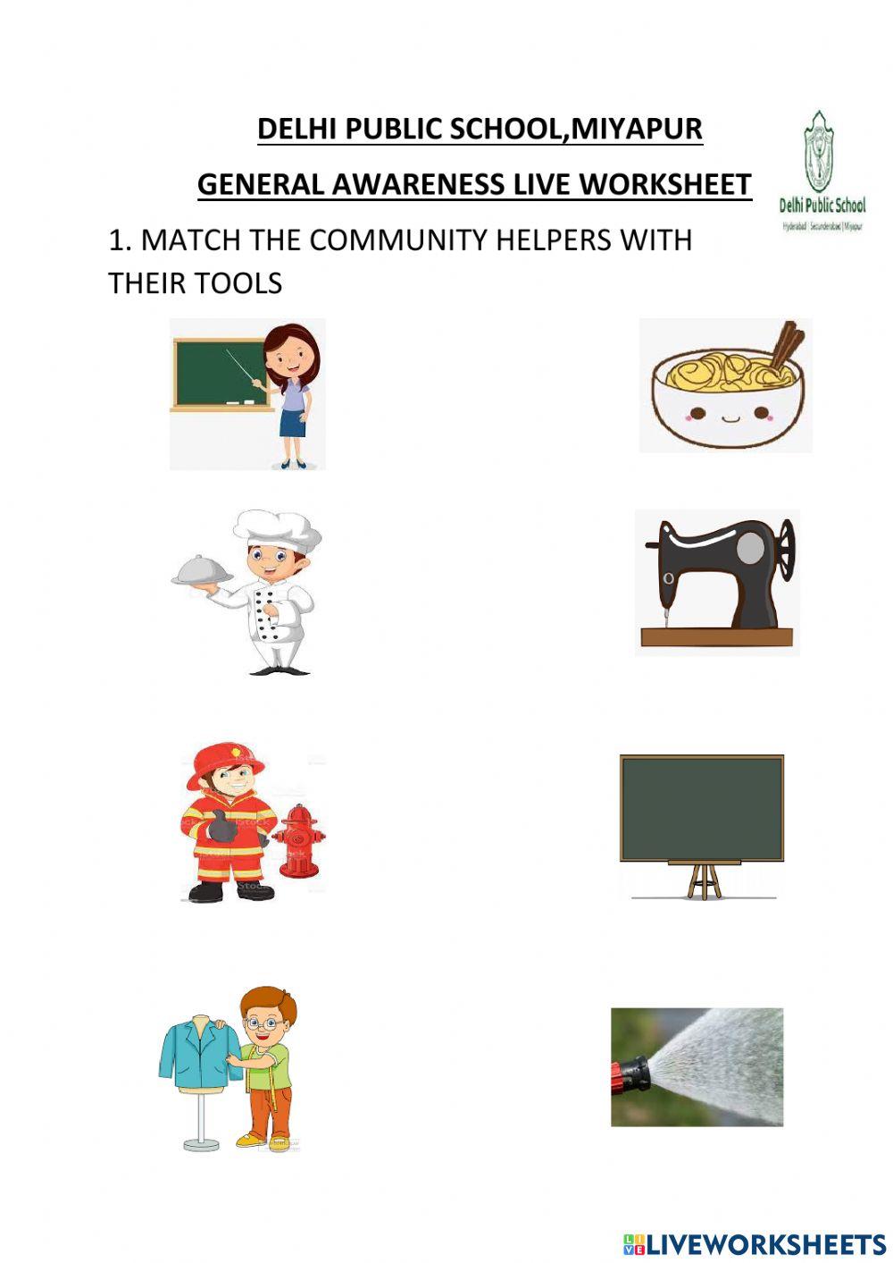 General Awareness-Live worksheet 1401933 | vijayalakshmi