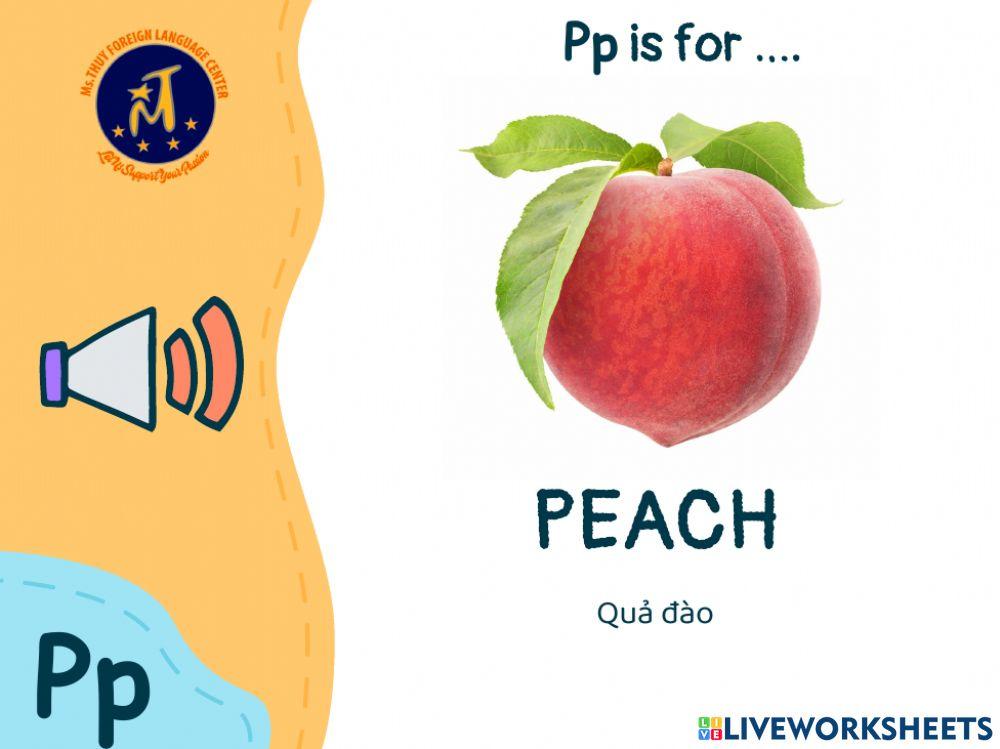 Letter Pp online pdf activity | Live Worksheets