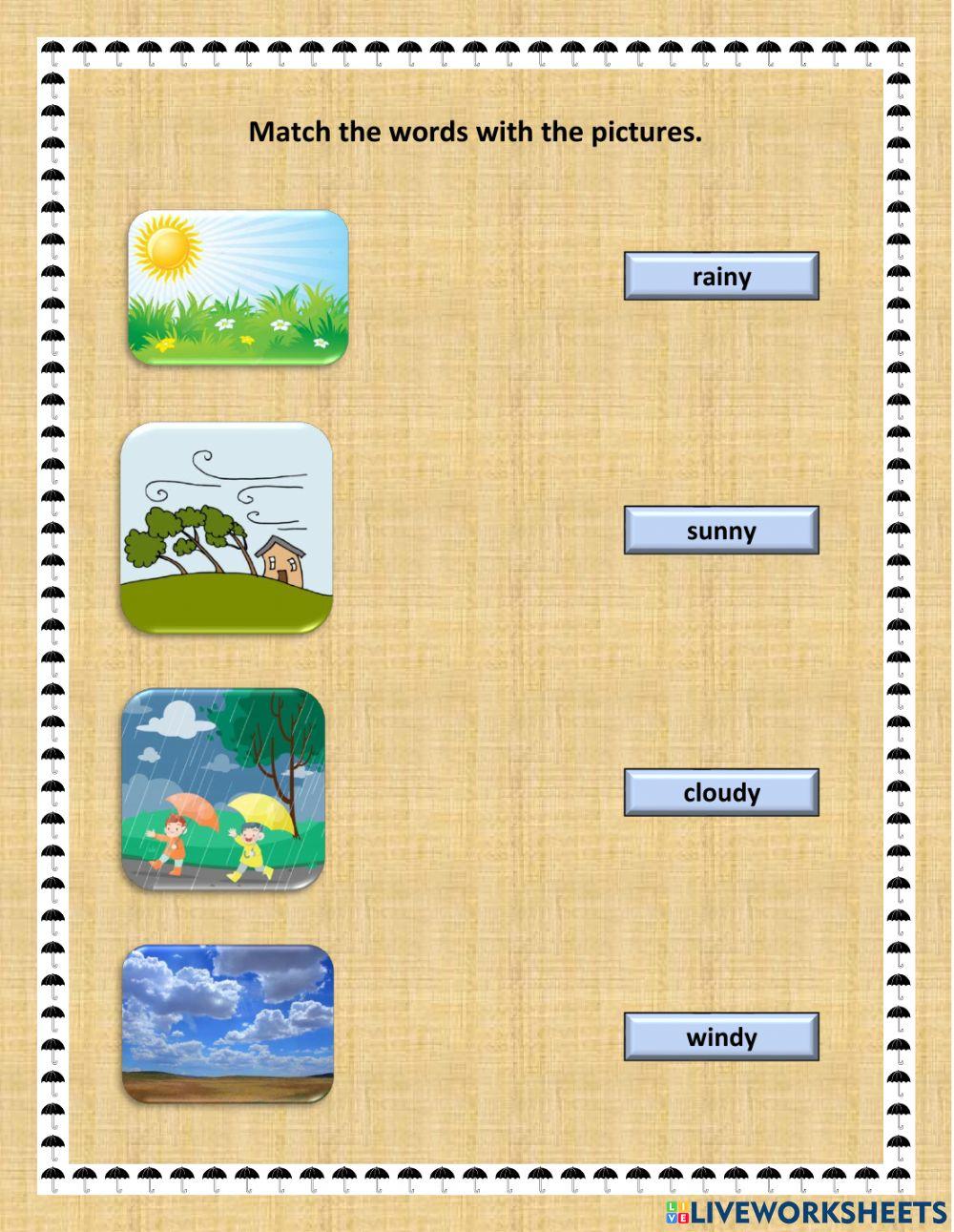 Weather online exercise for Grade 4 | Live Worksheets