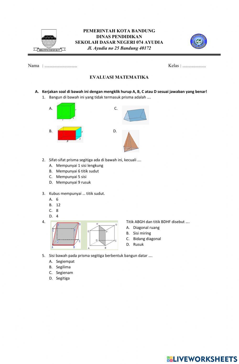 Nendi Rohaendi | Evaluasi Matematika 1403584