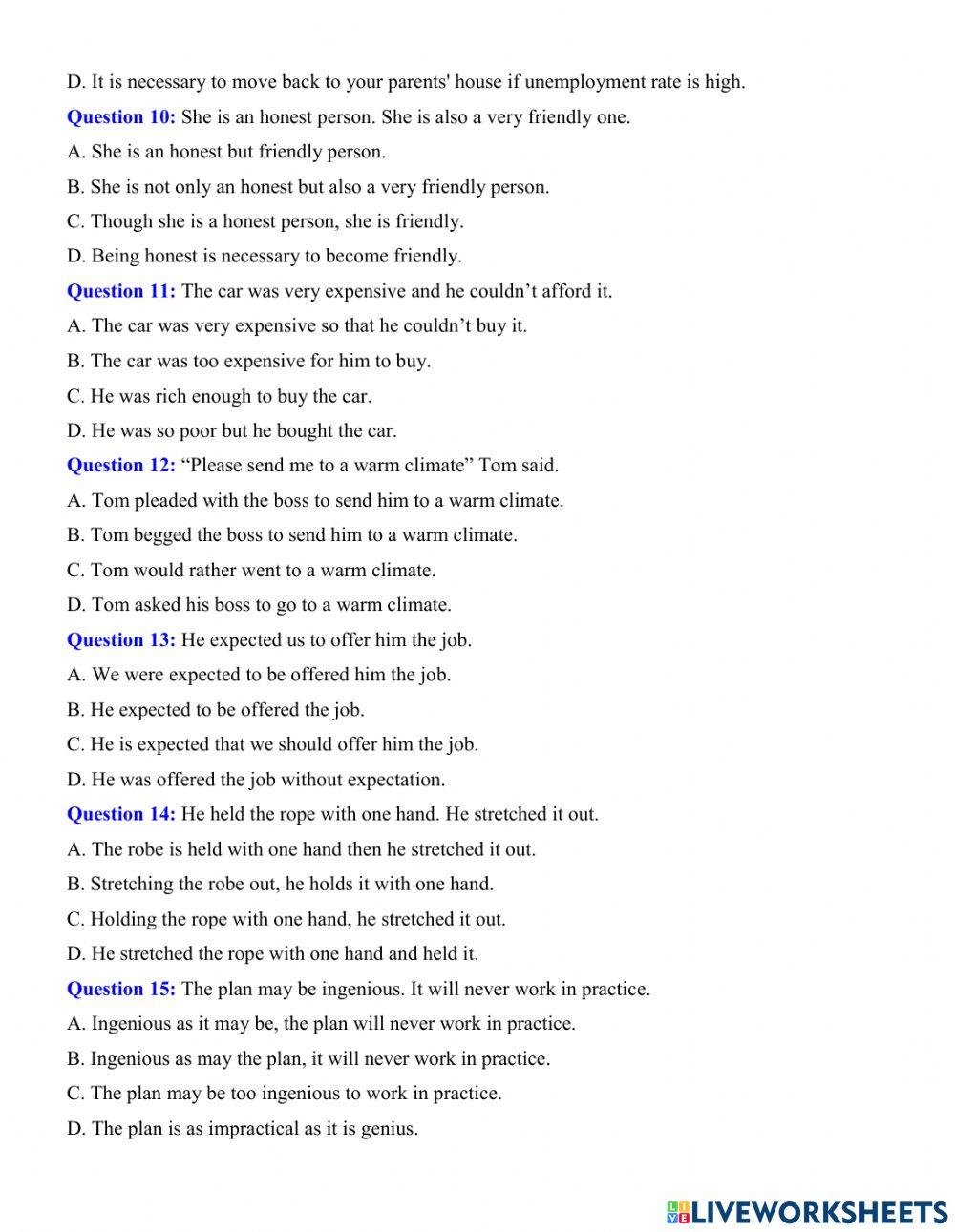 1404639 | English Grade 12 - Unit 1 | hoaithanh2308