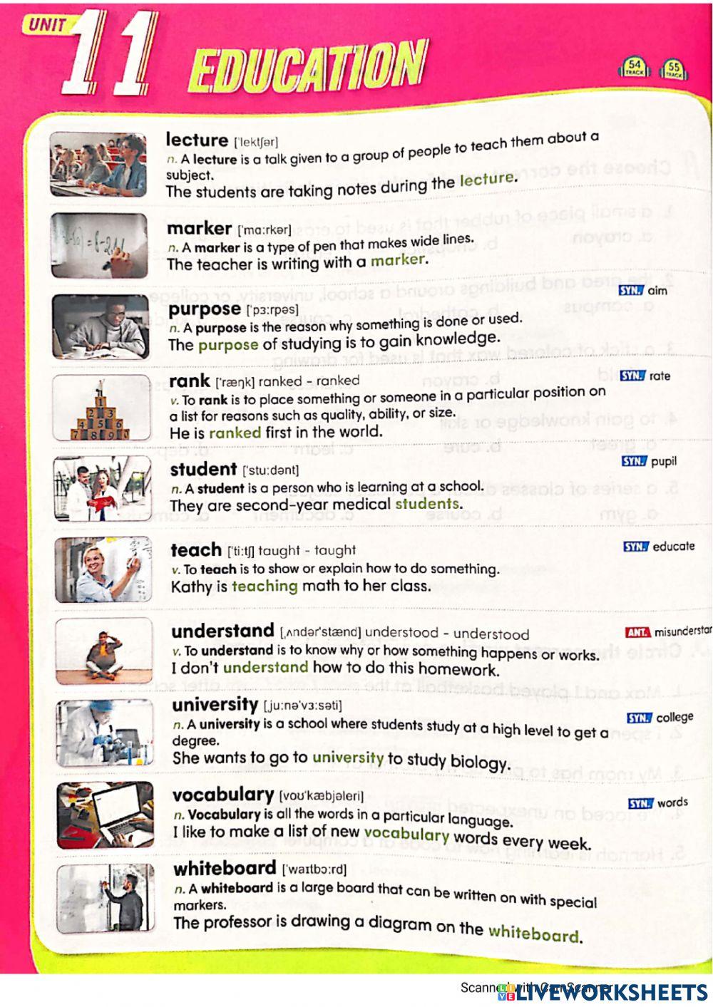 1404990 | Education - vocabulary | Hiền Nguyễn