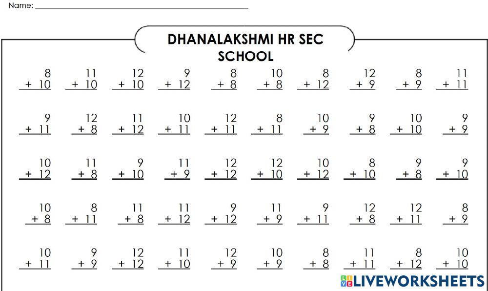 Maths online exercise for 6 | Live Worksheets