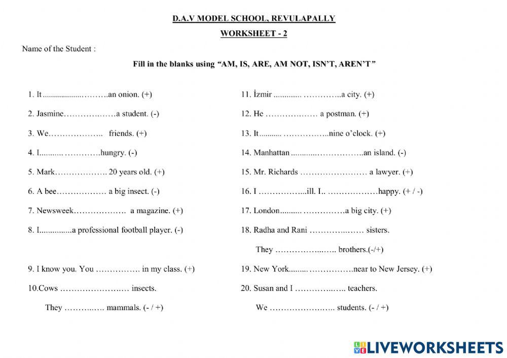 1405929 | Worksheet - 2 | DAV MODEL SCHOOL