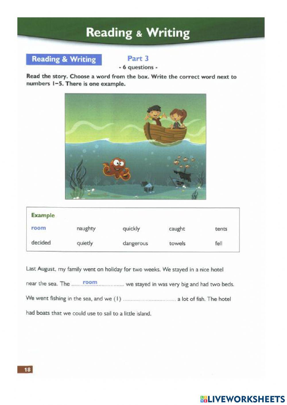 FLYERS READING P2,3 3937408 | Nguyễn Thị Lan Anh