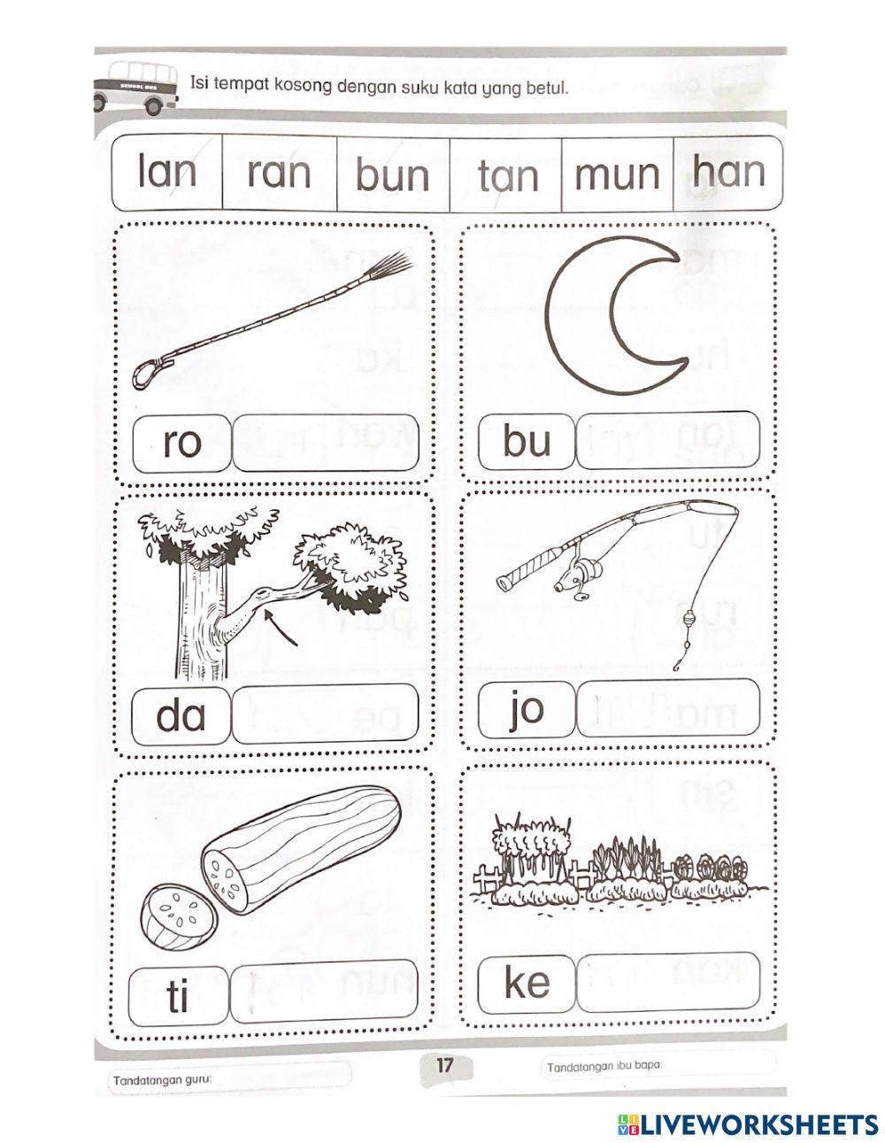 1406352 | Latihan akhiran n | Puteri Najihah