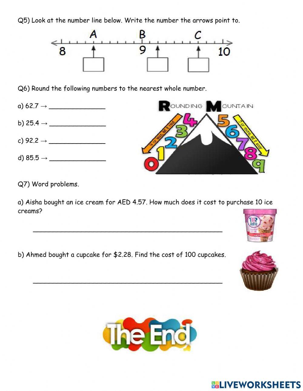 The Number Syst… | Free Interactive Worksheets | 1406597