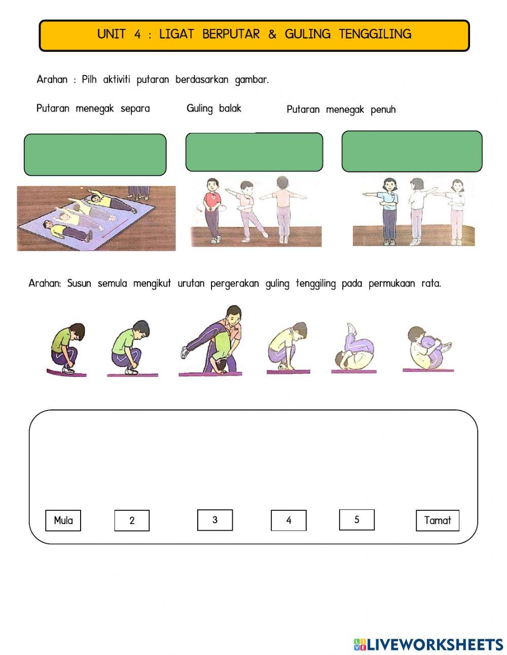 Ligat Perputar worksheet | Live Worksheets