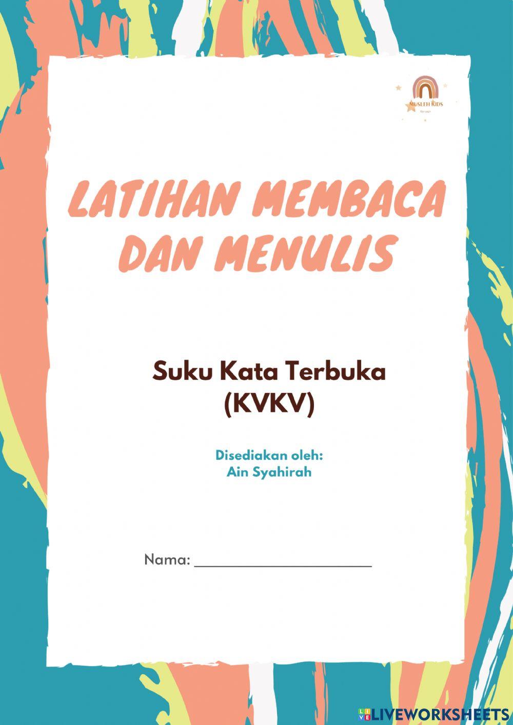 1407124 | Baca dan Salin semula ayat | NUR MAHFUZAH BINTI