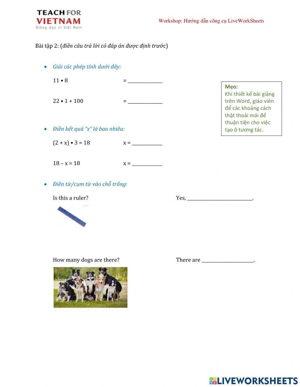 Trial online pdf activity for free | Live Worksheets