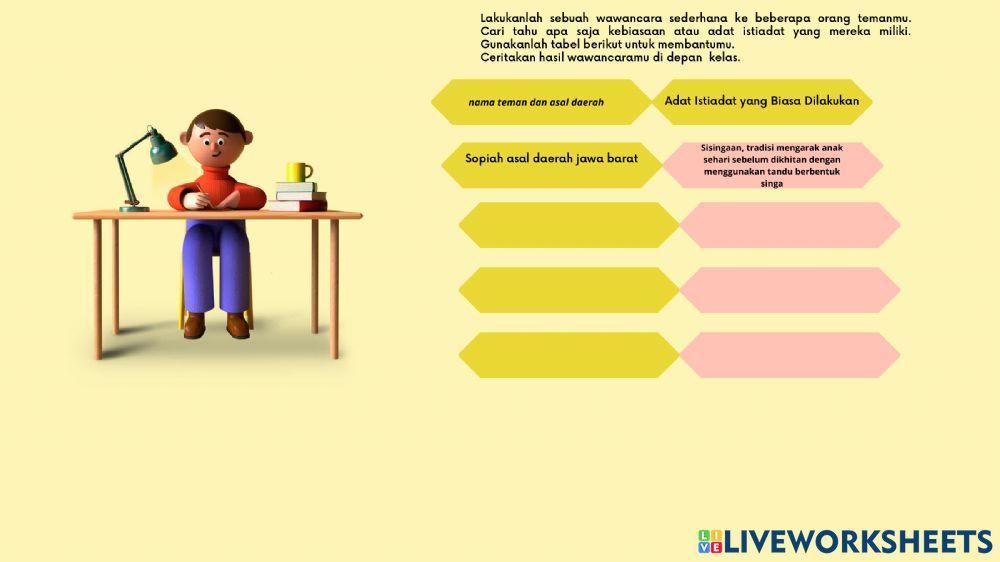 Lkpd-yustina interactive worksheet | Live Worksheets