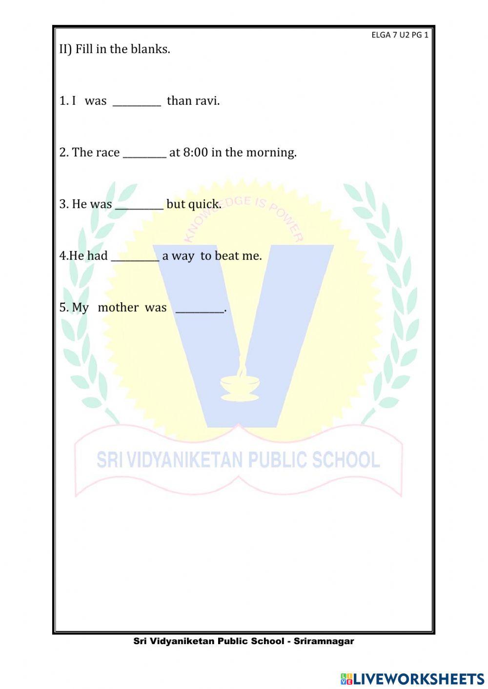 Live worksheet online pdf worksheet | Live Worksheets