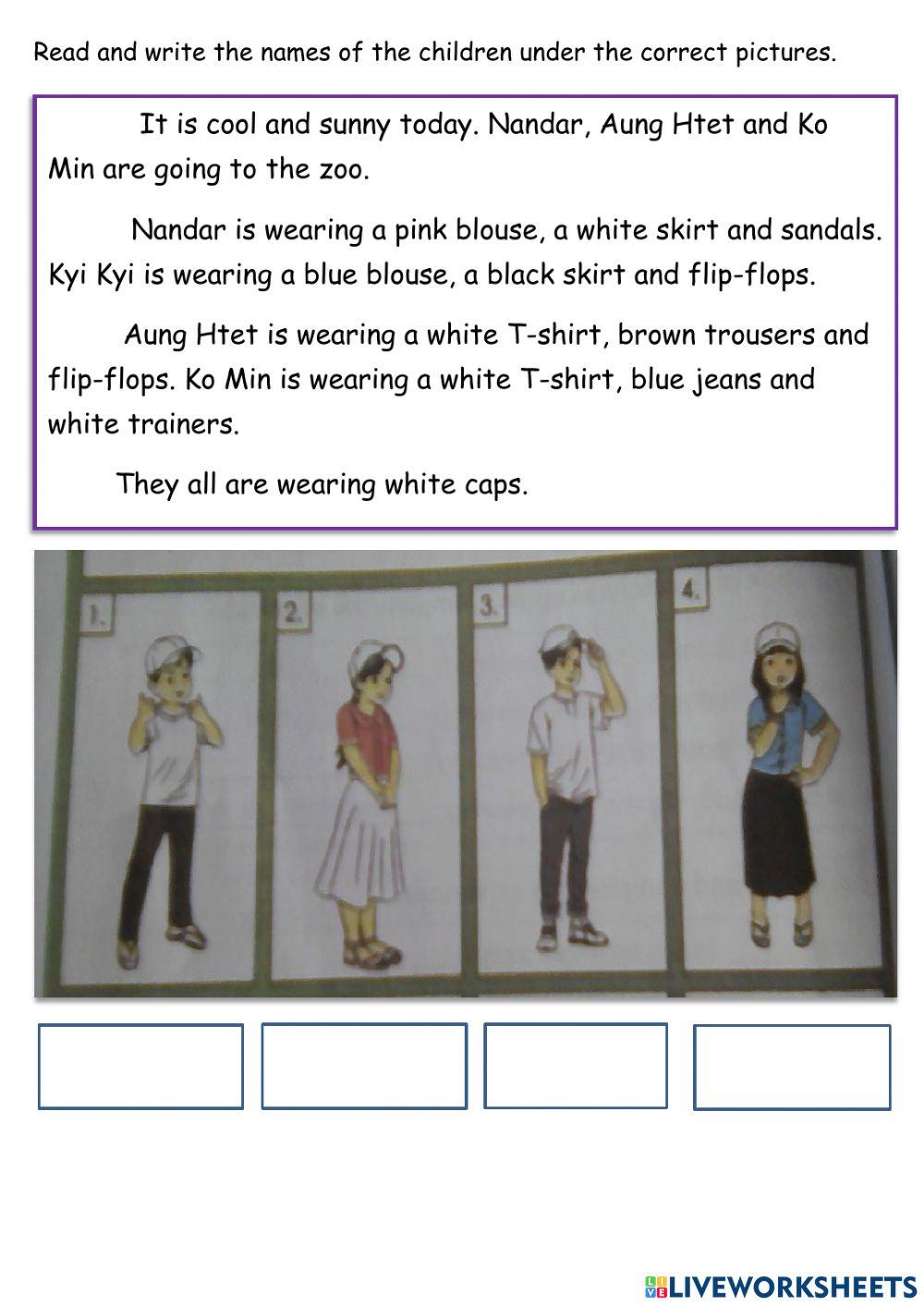 1407834 | Clothing | Hmwe | LiveWorksheets