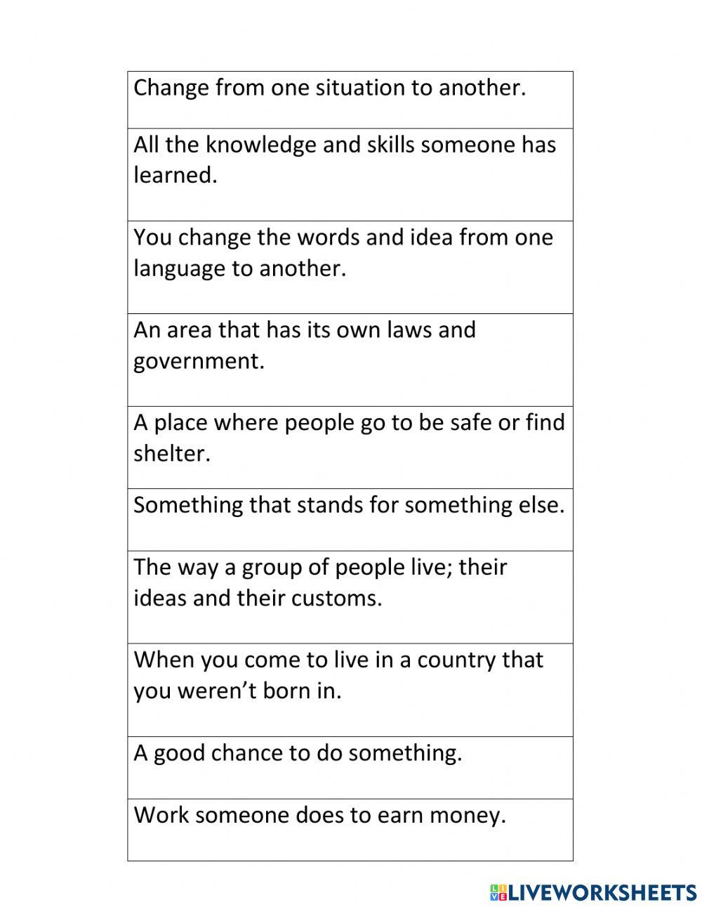 Reach book 5 Un… | Free Interactive Worksheets | 1407907