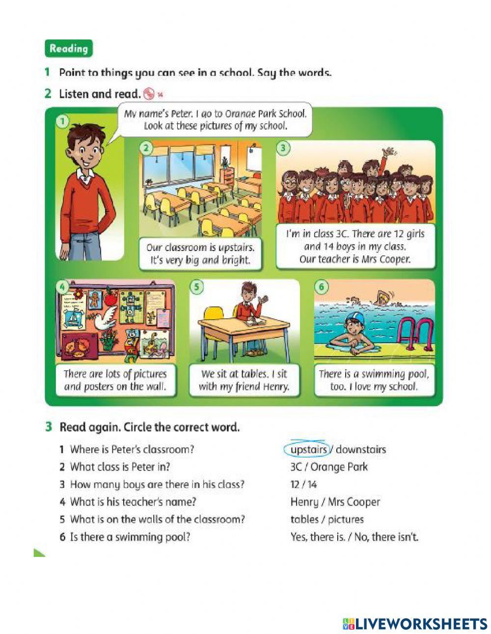 Skill time 1 worksheet | Live Worksheets