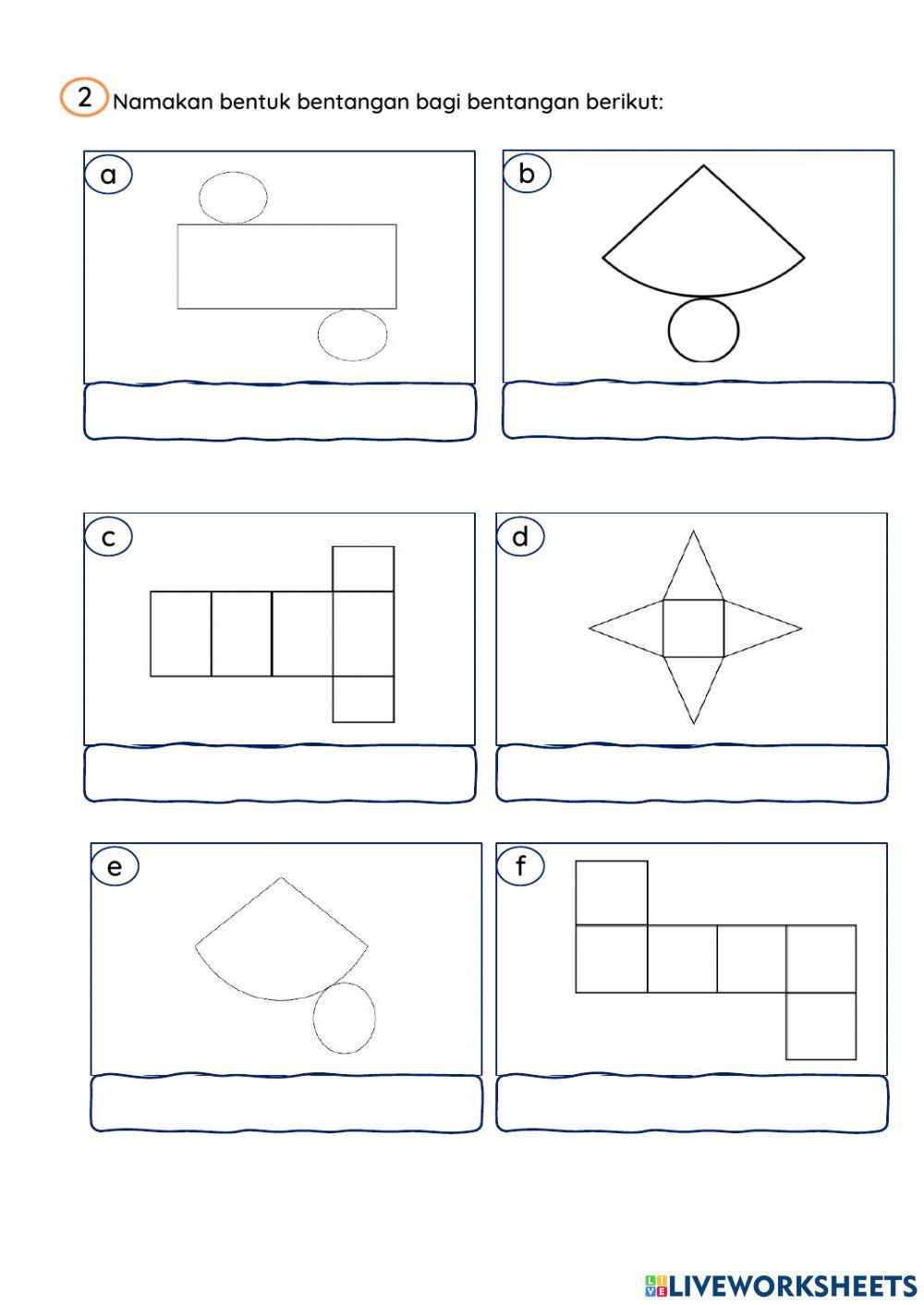 Latihan Bentangan 3D online exercise for | Live Worksheets