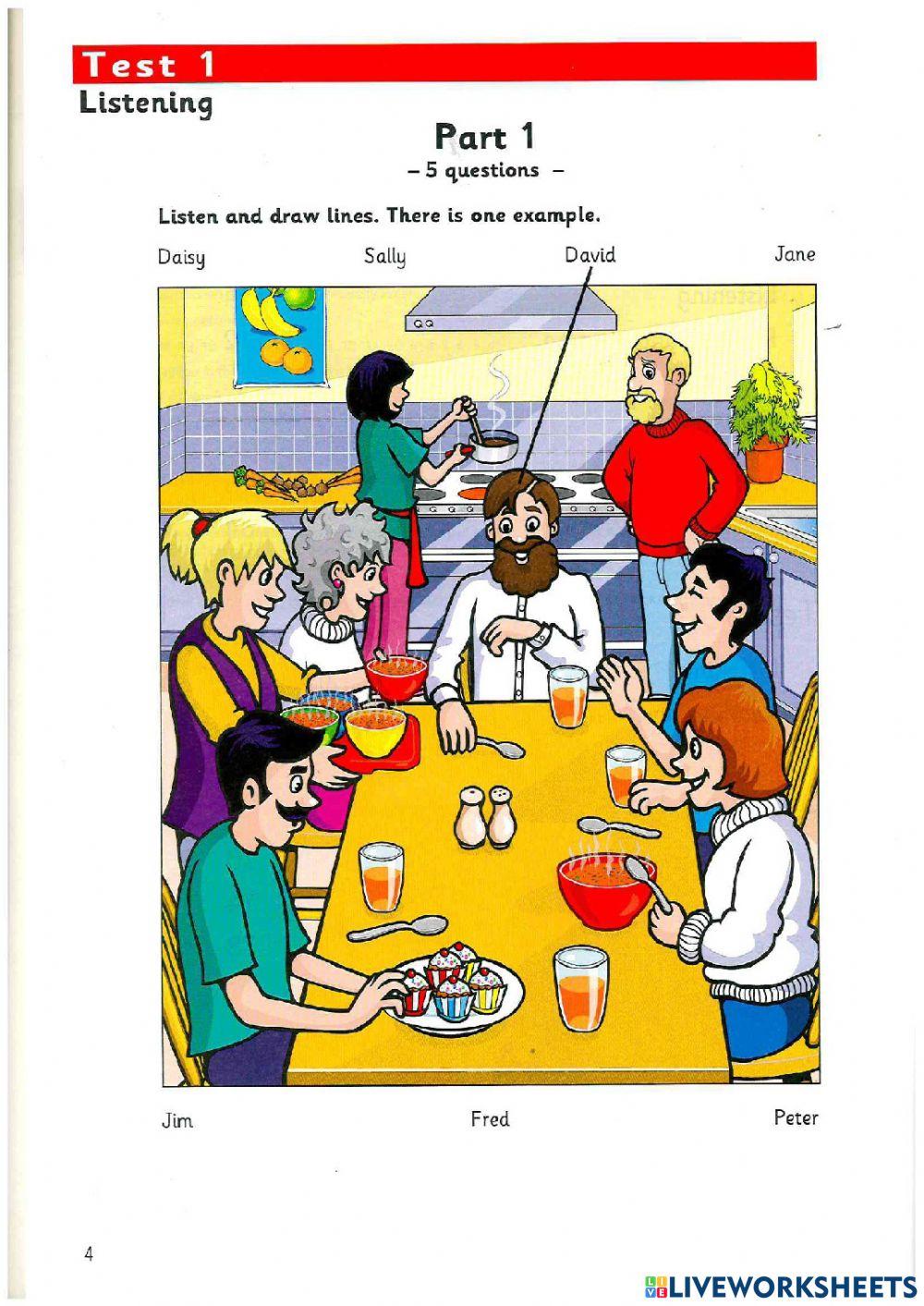 movers 1 part 1 Listening 4195068 | MANH PHAM | Live