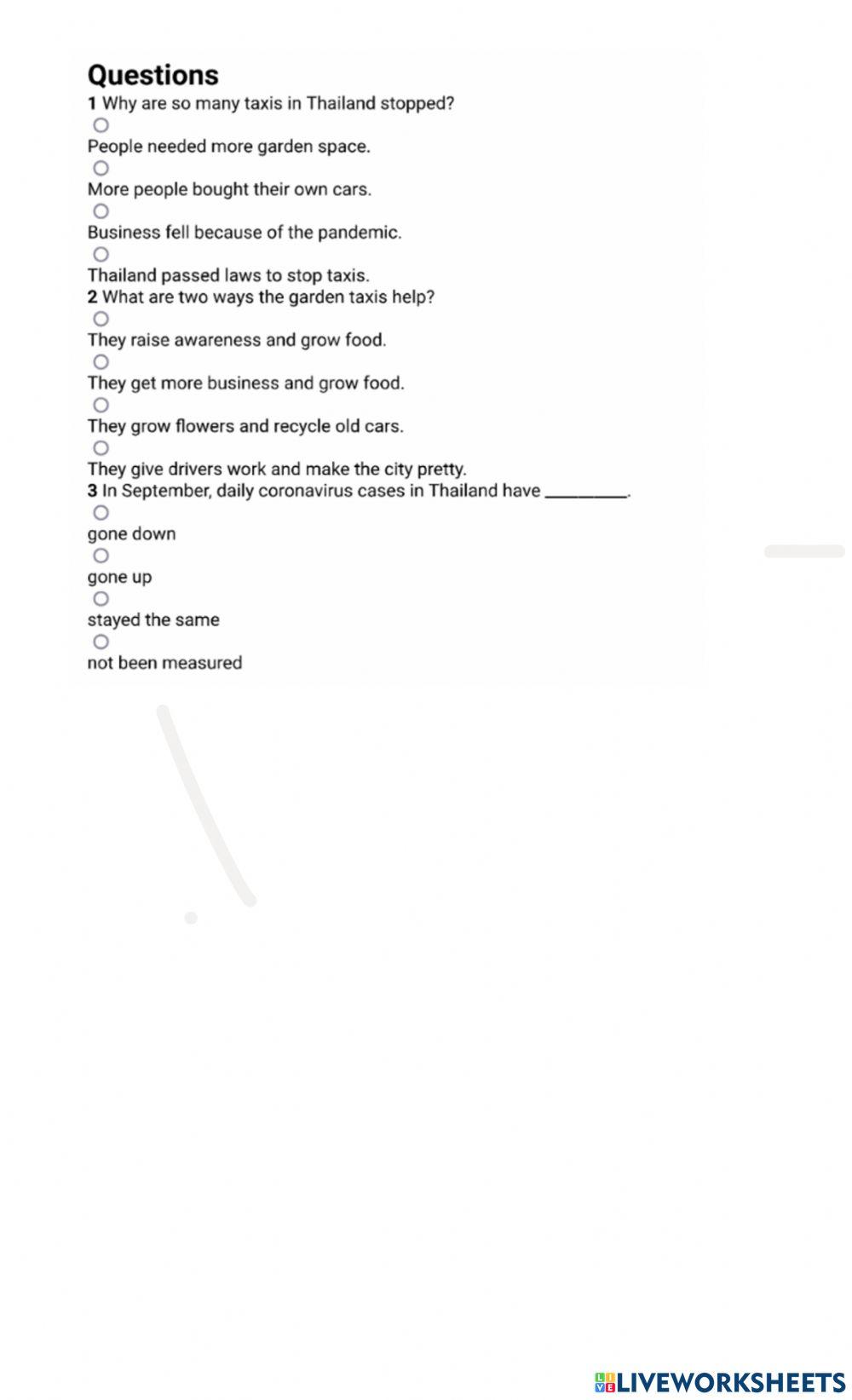 1410081 | Read and answer | LANGUAGE NOW ACADEMY