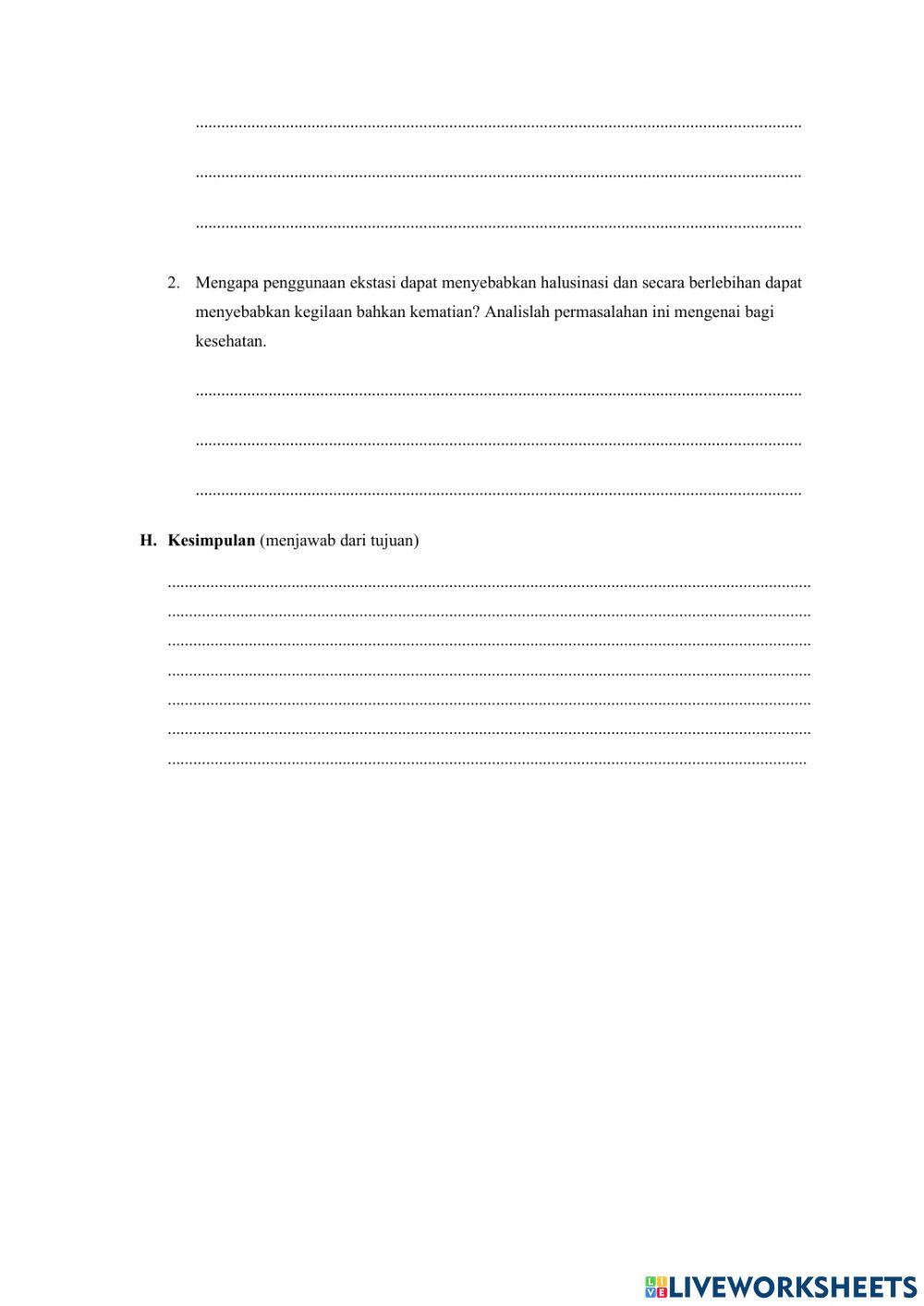 Lembar Kerja Pesserta Didik Psikotropika worksheet | Live Worksheets