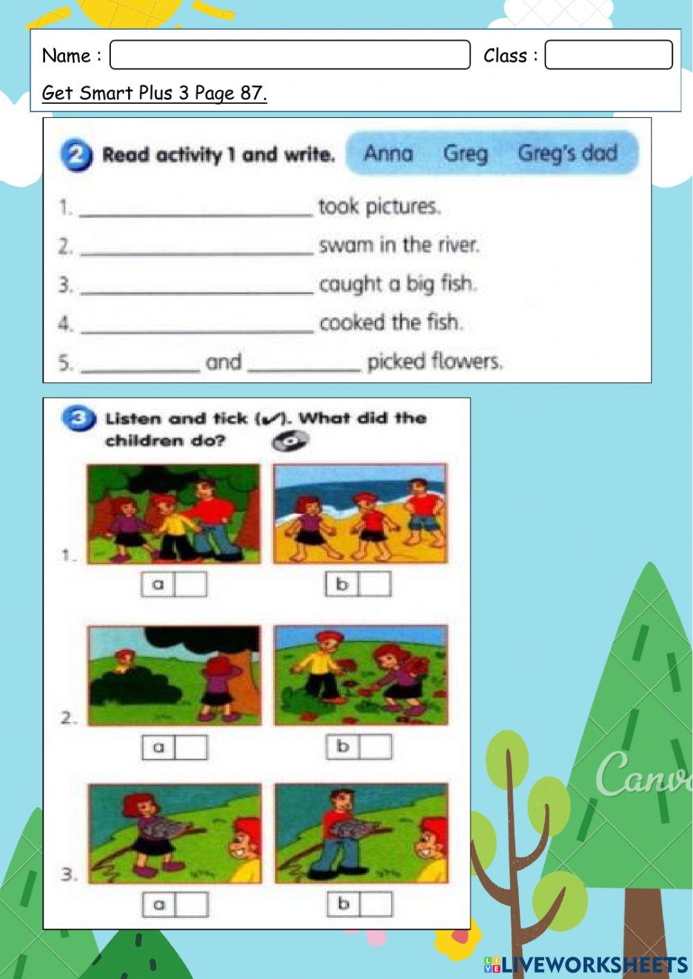 Year 3 Module 9 : Page 87 A2 A3 worksheet | Live Worksheets