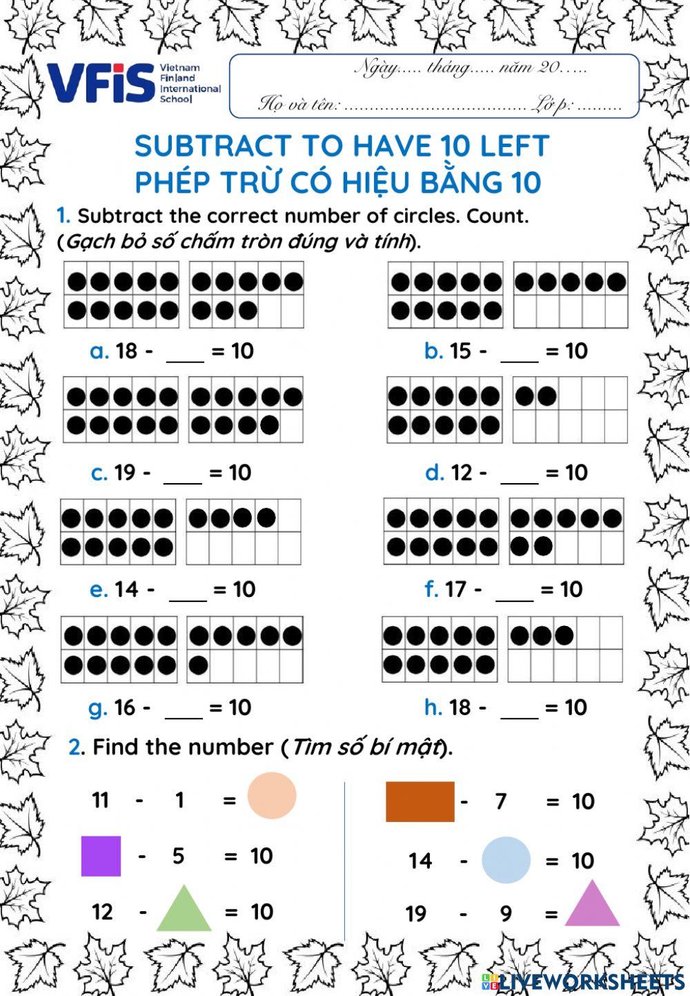 Math Week 3 - L… | Free Interactive Worksheets | 5169564