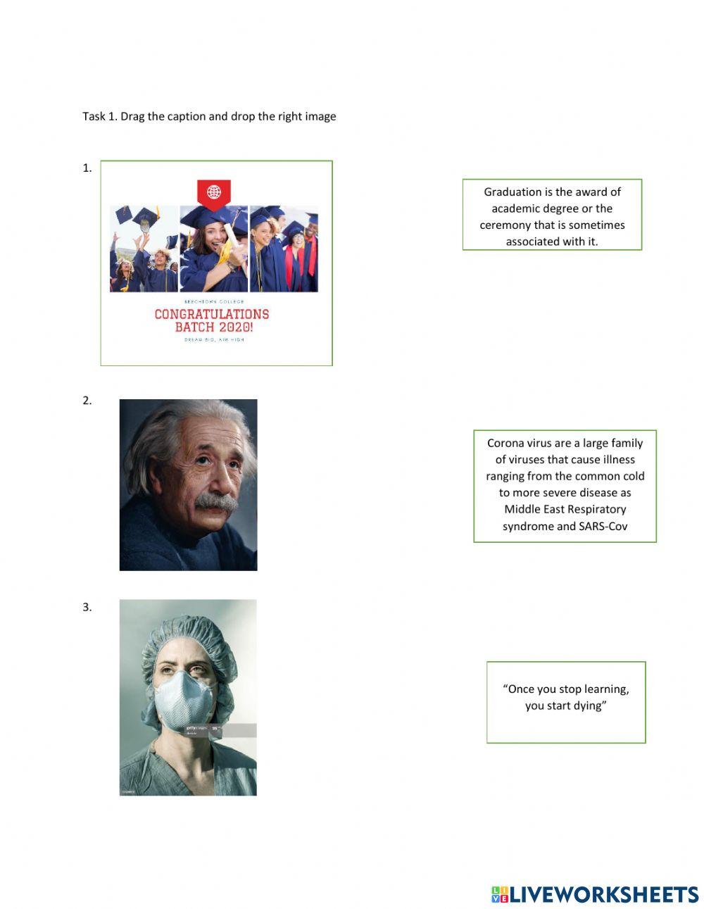 Caption new | Free Interactive Worksheets | 1411265