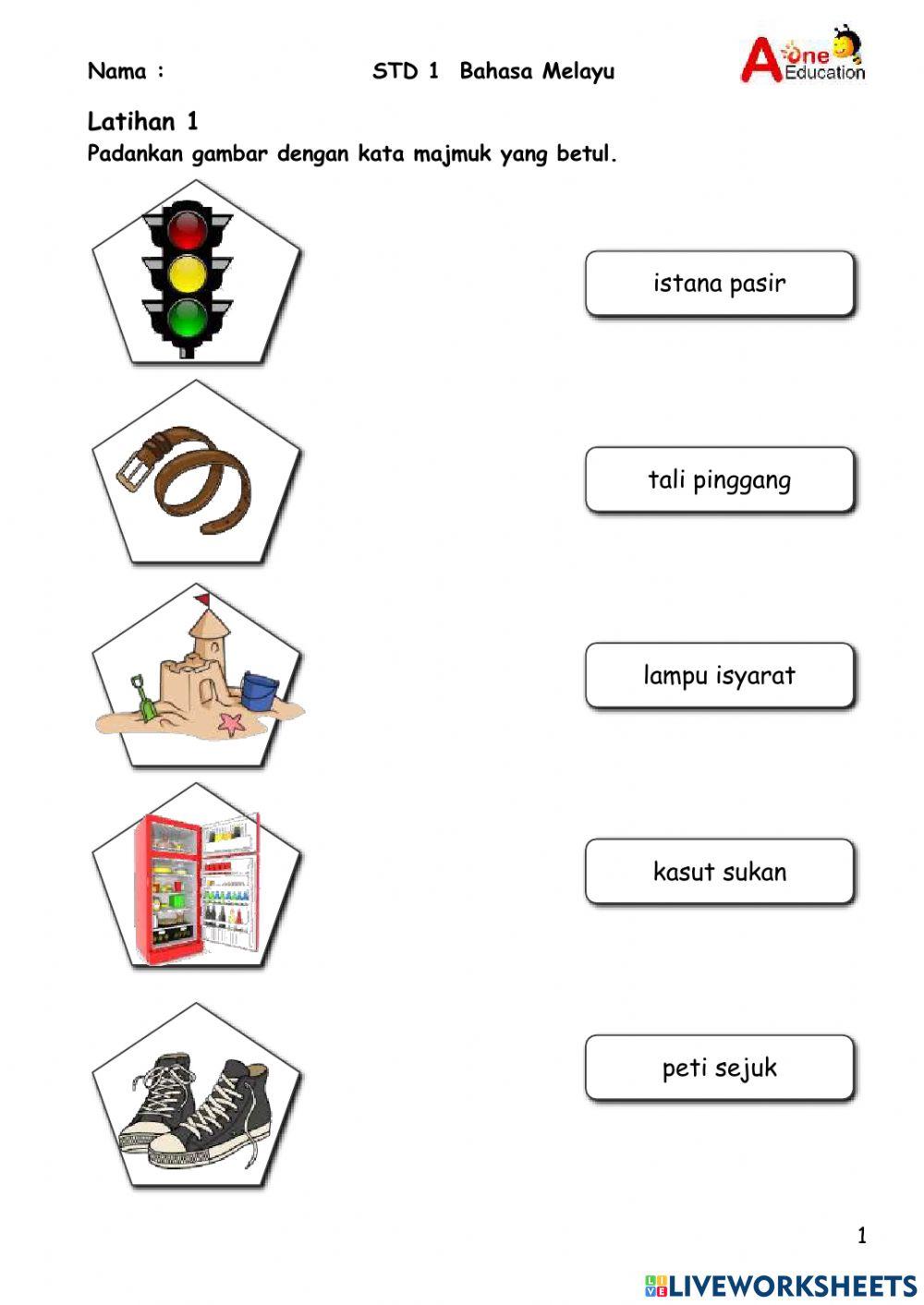 Std 1 BM Oct W1（备用一） worksheet | Live Worksheets
