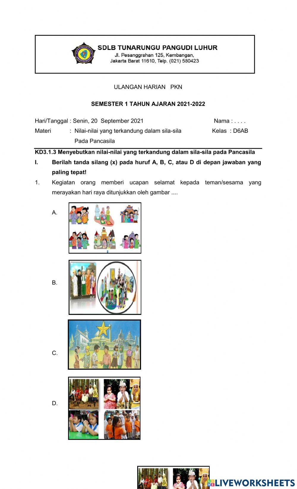 Pkn online pdf worksheet | Live Worksheets
