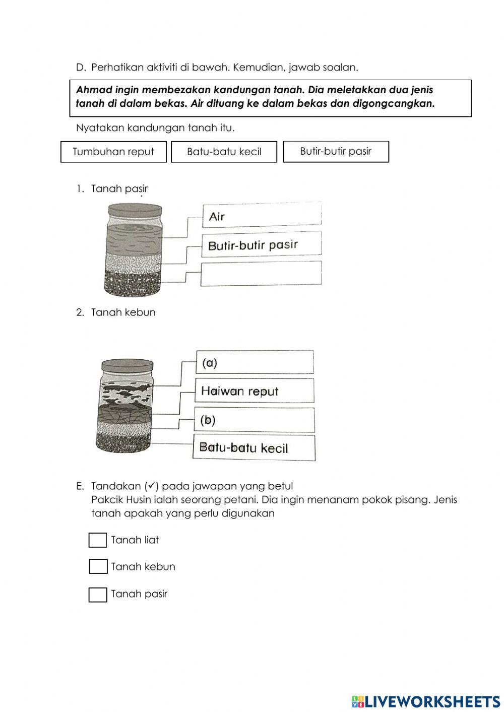 Unit 9 : bumi interactive worksheet | Live Worksheets