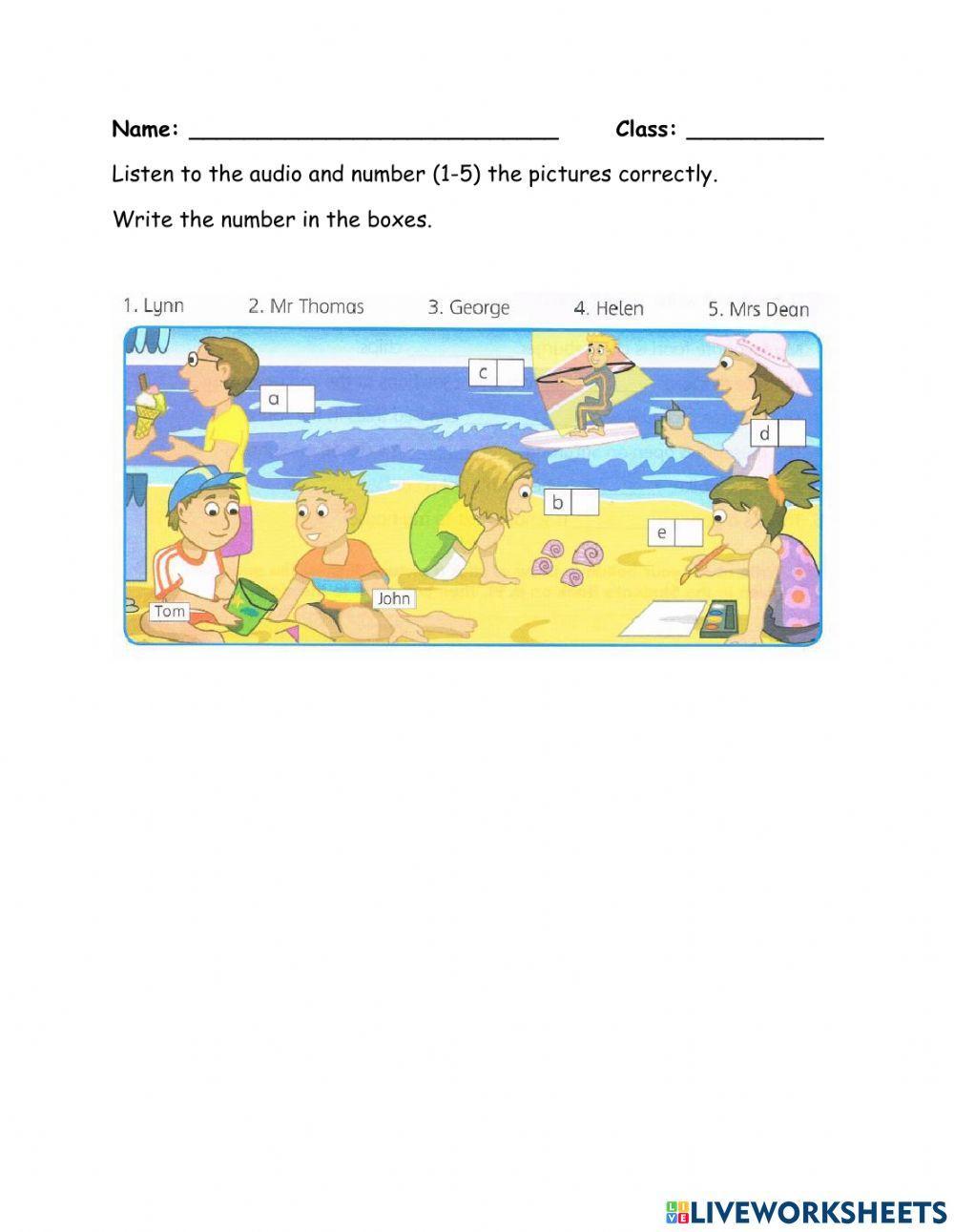 Year 3 Module 9 On holiday online worksheet | Live Worksheets