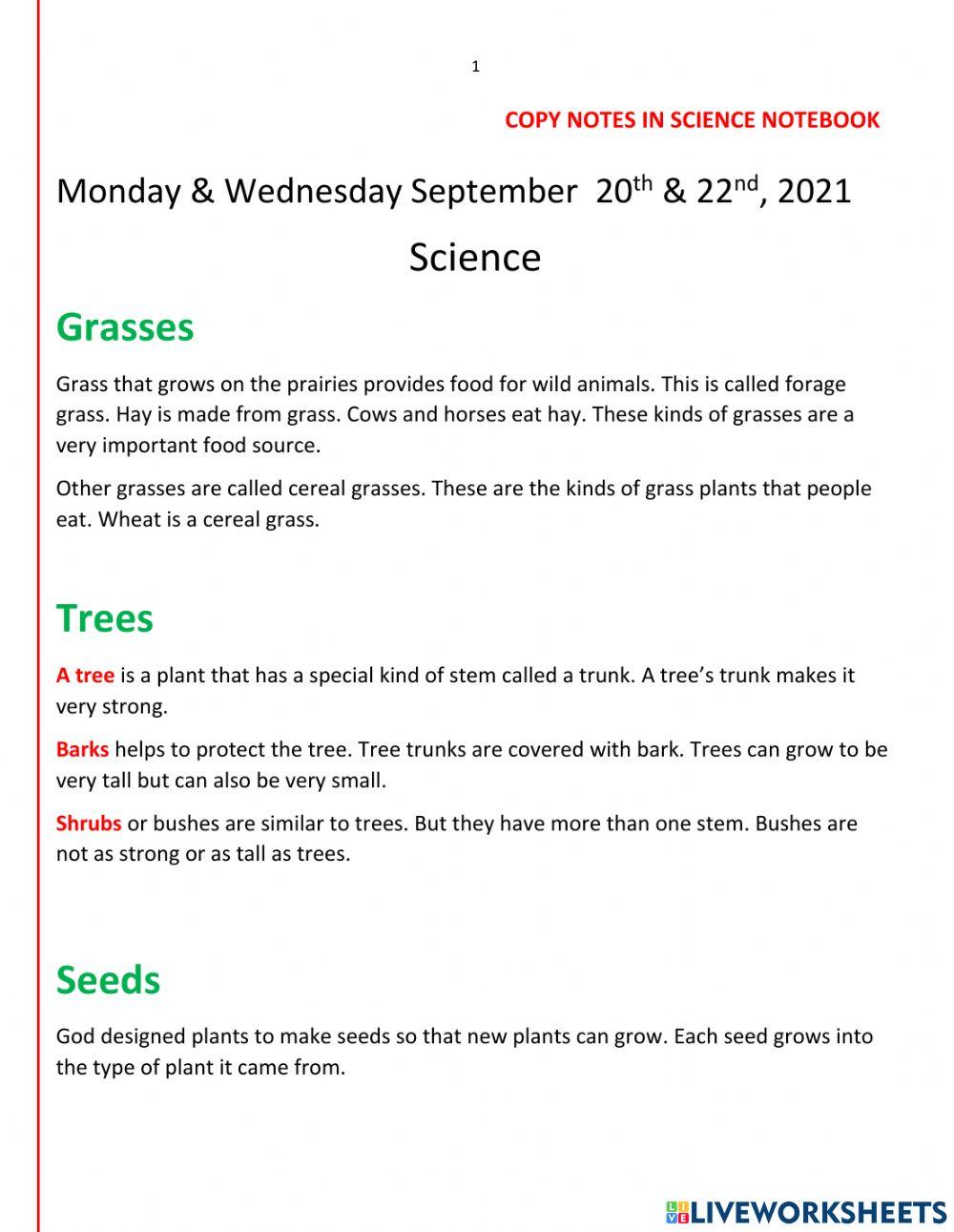 Science: | LiveWorksheets | 1413951