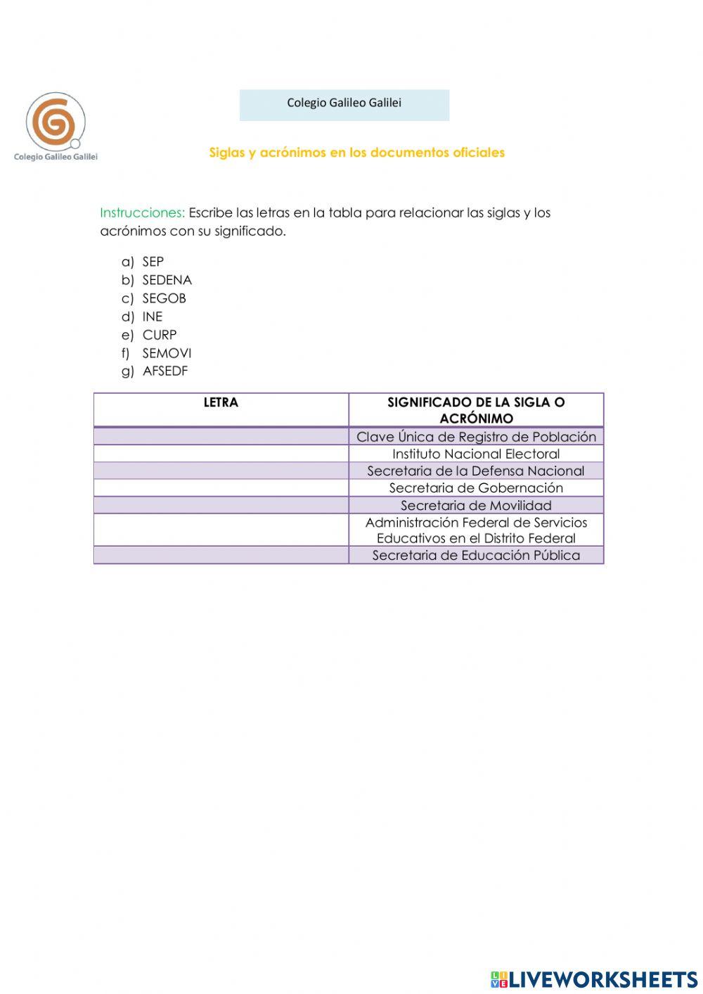 1414151 | Siglas y acrónimos en documentos oficiales
